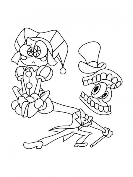 The Amazing Digital Circus coloring pages