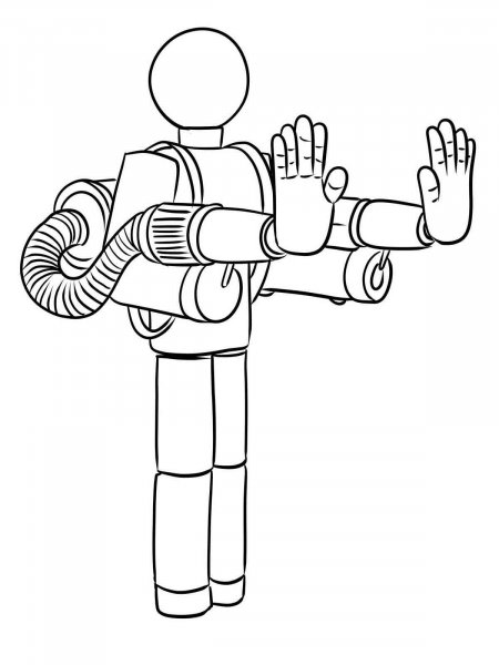 The Player Poppy Playtime coloring pages