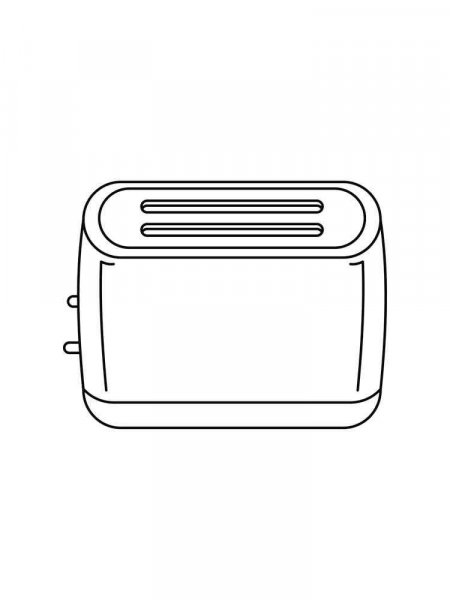Toaster coloring pages