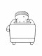 Toaster coloring pages