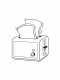 Toaster coloring pages