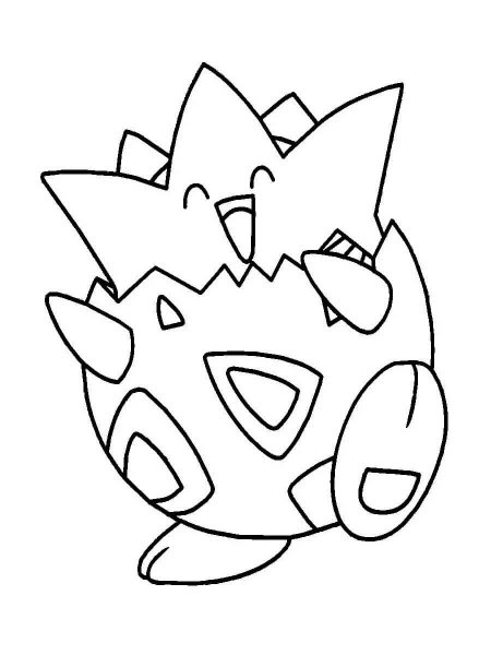 Togepi Pokemon coloring pages