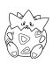 Togepi Pokemon coloring pages