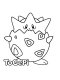Togepi Pokemon coloring pages
