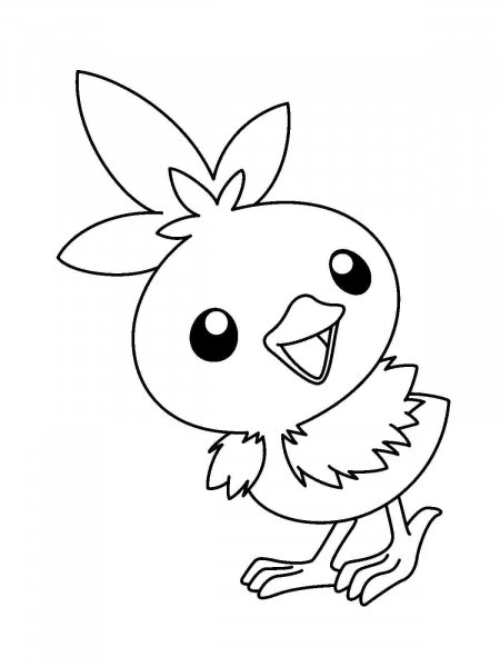 Pokemon Torchic coloring pages - Free Printable