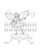 Trampoline coloring pages
