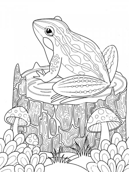 Tree Stump coloring pages