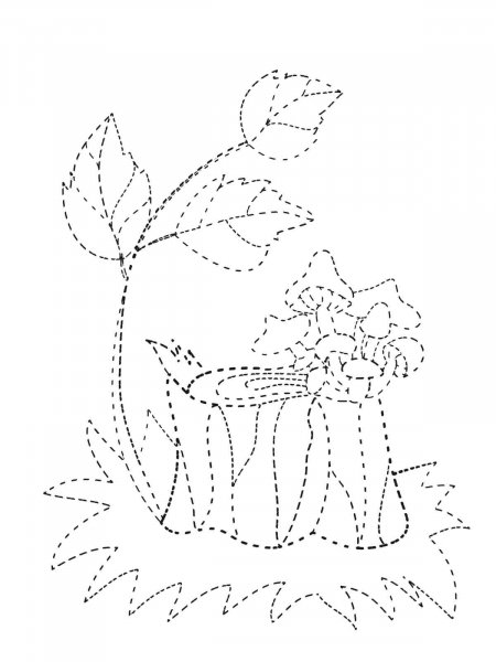 Tree Stump coloring pages