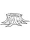 Tree Stump coloring pages