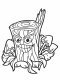 Tree Stump coloring pages