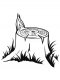 Tree Stump coloring pages