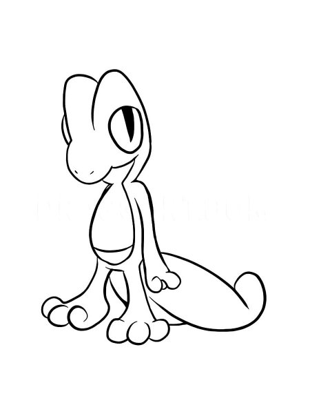 Treecko Pokemon coloring pages