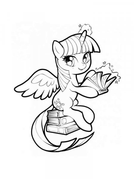 Twilight Sparkle coloring pages