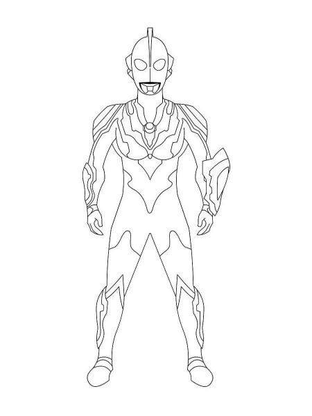 Ultraman coloring pages