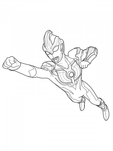 Ultraman coloring pages