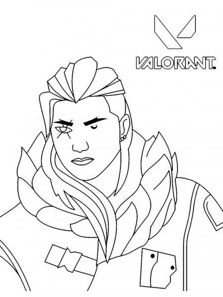 Valorant coloring pages