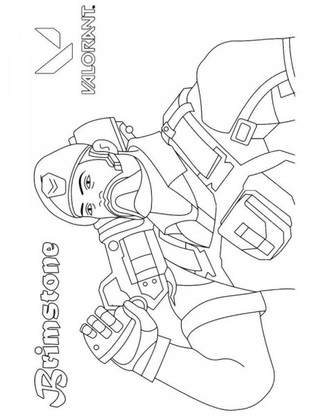 Valorant coloring pages
