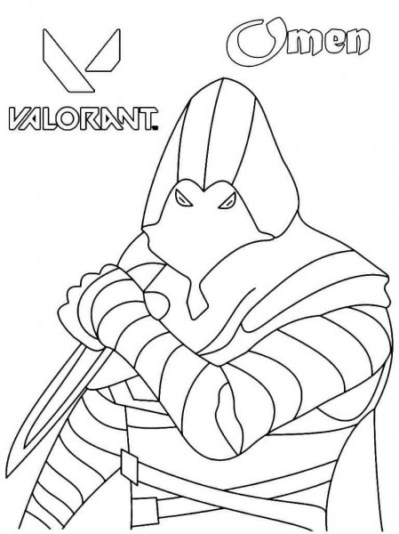 Valorant coloring pages