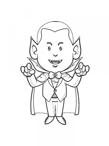 Vampire coloring pages