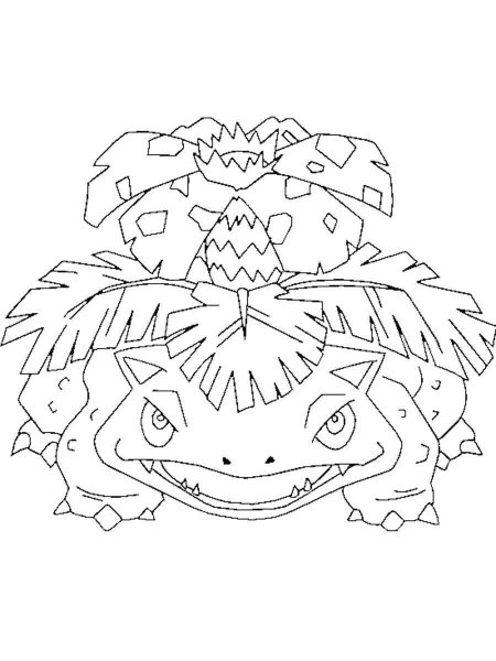 Pokemon Venusaur coloring pages - Free Printable