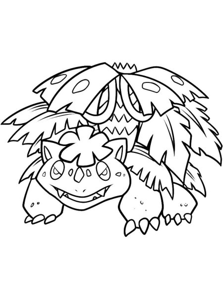 Pokemon Venusaur coloring pages - Free Printable