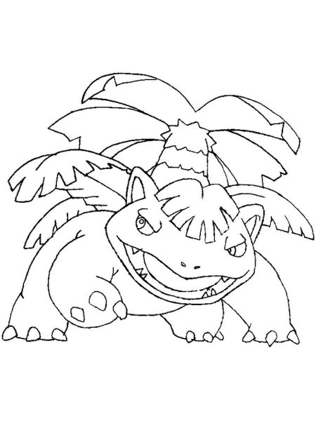 Pokemon Venusaur coloring pages - Free Printable