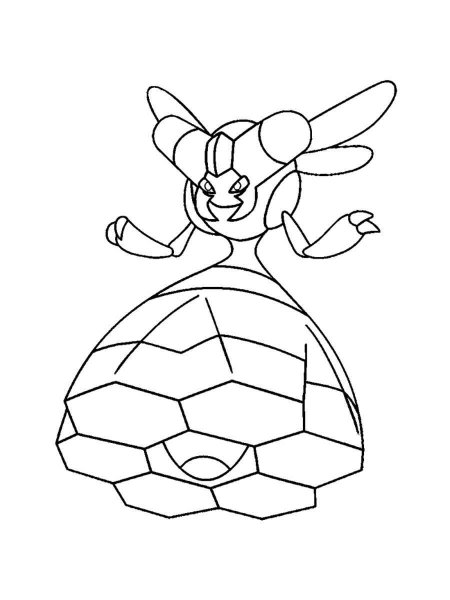 Vespiquen Pokemon coloring pages