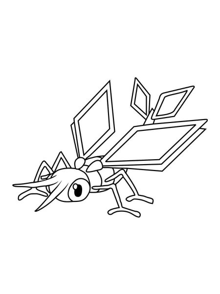 Vibrava Pokemon coloring pages