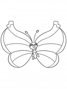 Vivillon Pokemon coloring pages