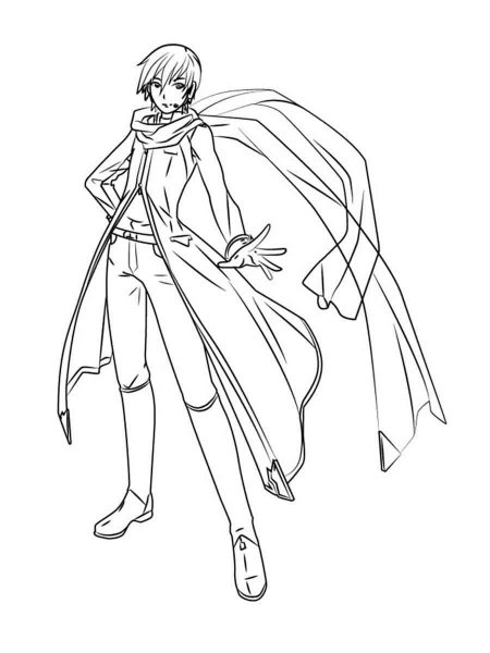 Vocaloid coloring pages