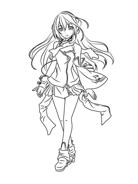 Vocaloid coloring pages