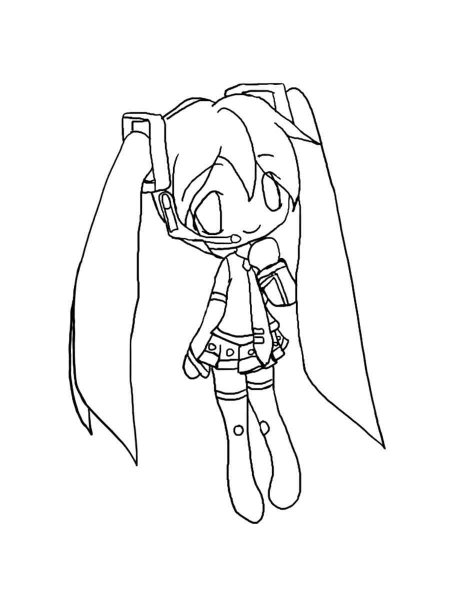 Vocaloid coloring pages