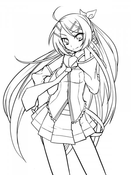 Vocaloid coloring pages