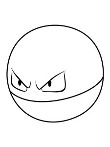 Pokemon Voltorb coloring pages - Free Printable