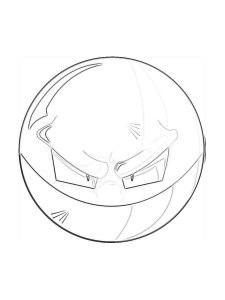 Pokemon Voltorb coloring pages - Free Printable