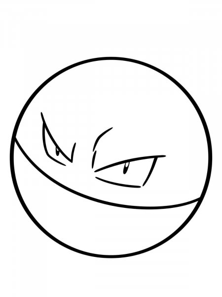 Pokemon Voltorb coloring pages - Free Printable