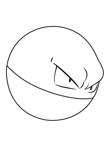 Pokemon Voltorb coloring pages - Free Printable
