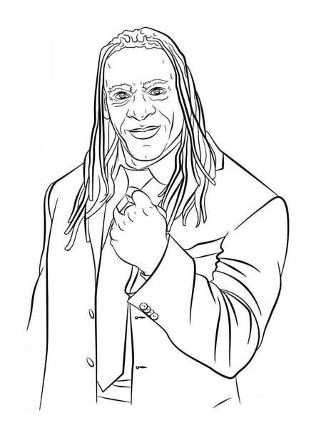 WWE coloring pages