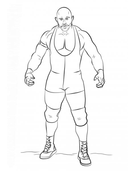 WWE coloring pages