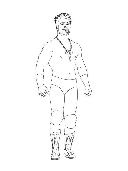 WWE coloring pages