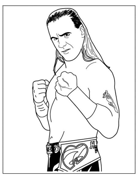 WWE coloring pages