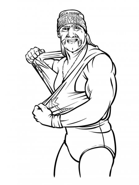 WWE coloring pages