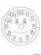 Watch and Clock coloring pages