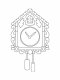 Watch and Clock coloring pages