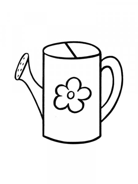 Watering Can coloring pages