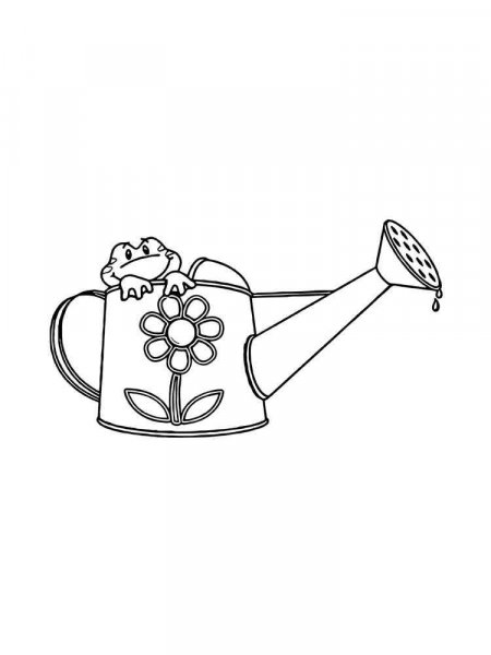 Watering Can coloring pages