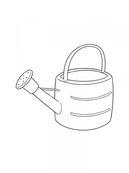 Watering Can coloring pages