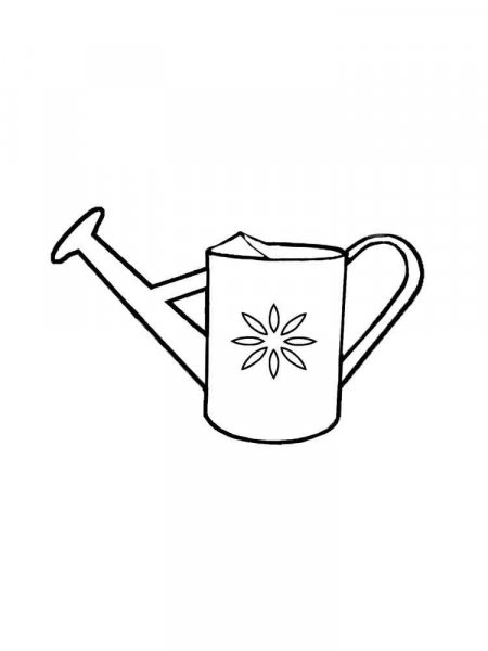 Watering Can coloring pages
