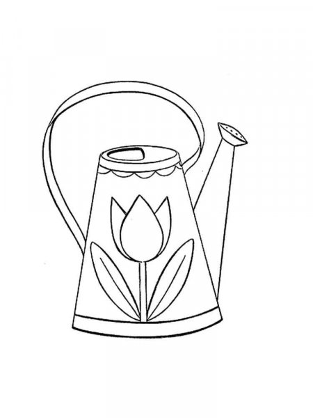 Watering Can coloring pages