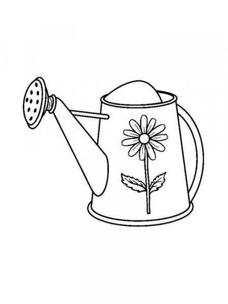 Watering Can coloring pages